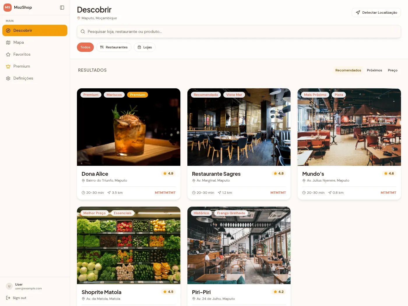 MozShop Finder AI