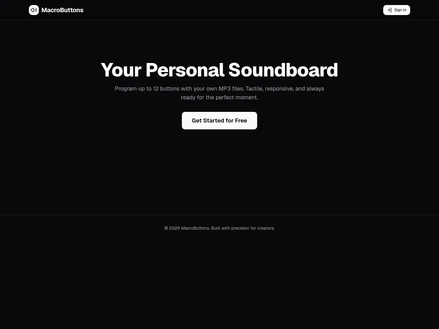 MP3 Macro Buttons