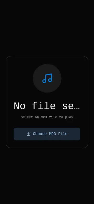 MP3 Player Dialog