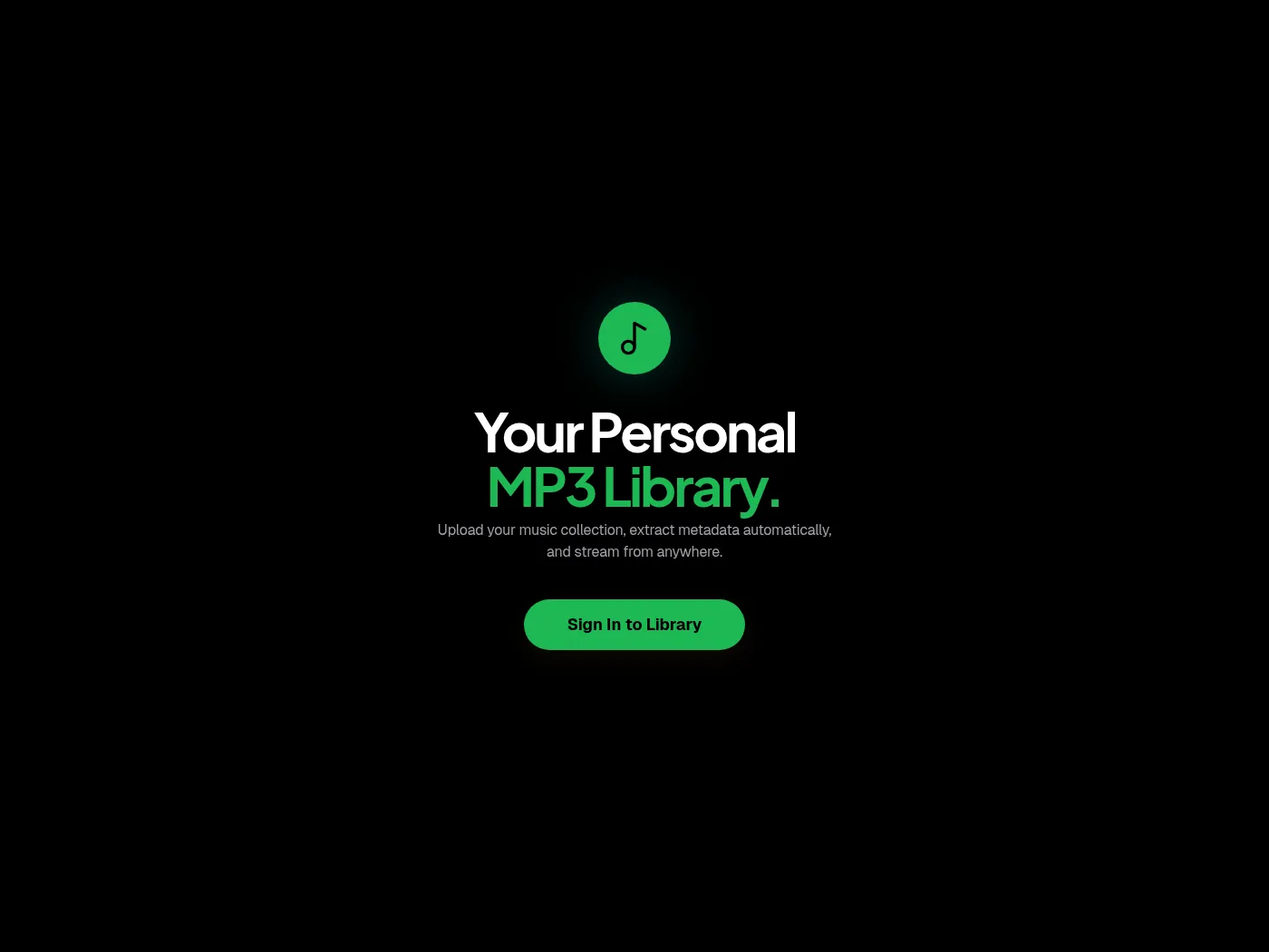 MP3 Library Explorer