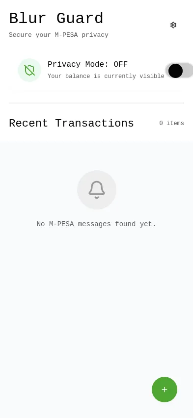 Mpesa Blur Guard