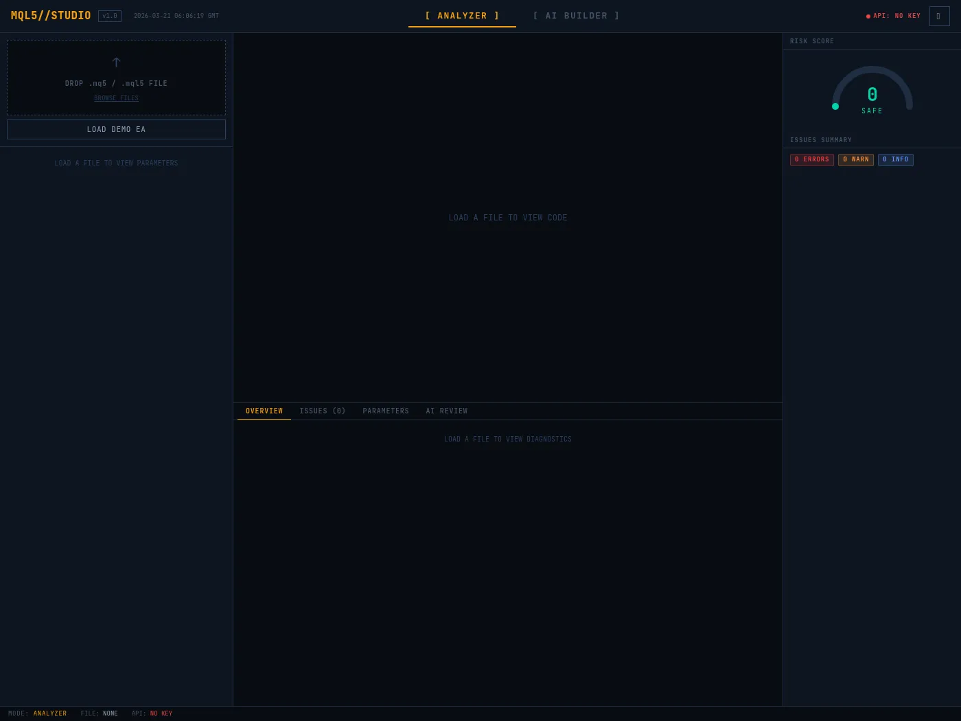 MQL5 Studio Terminal