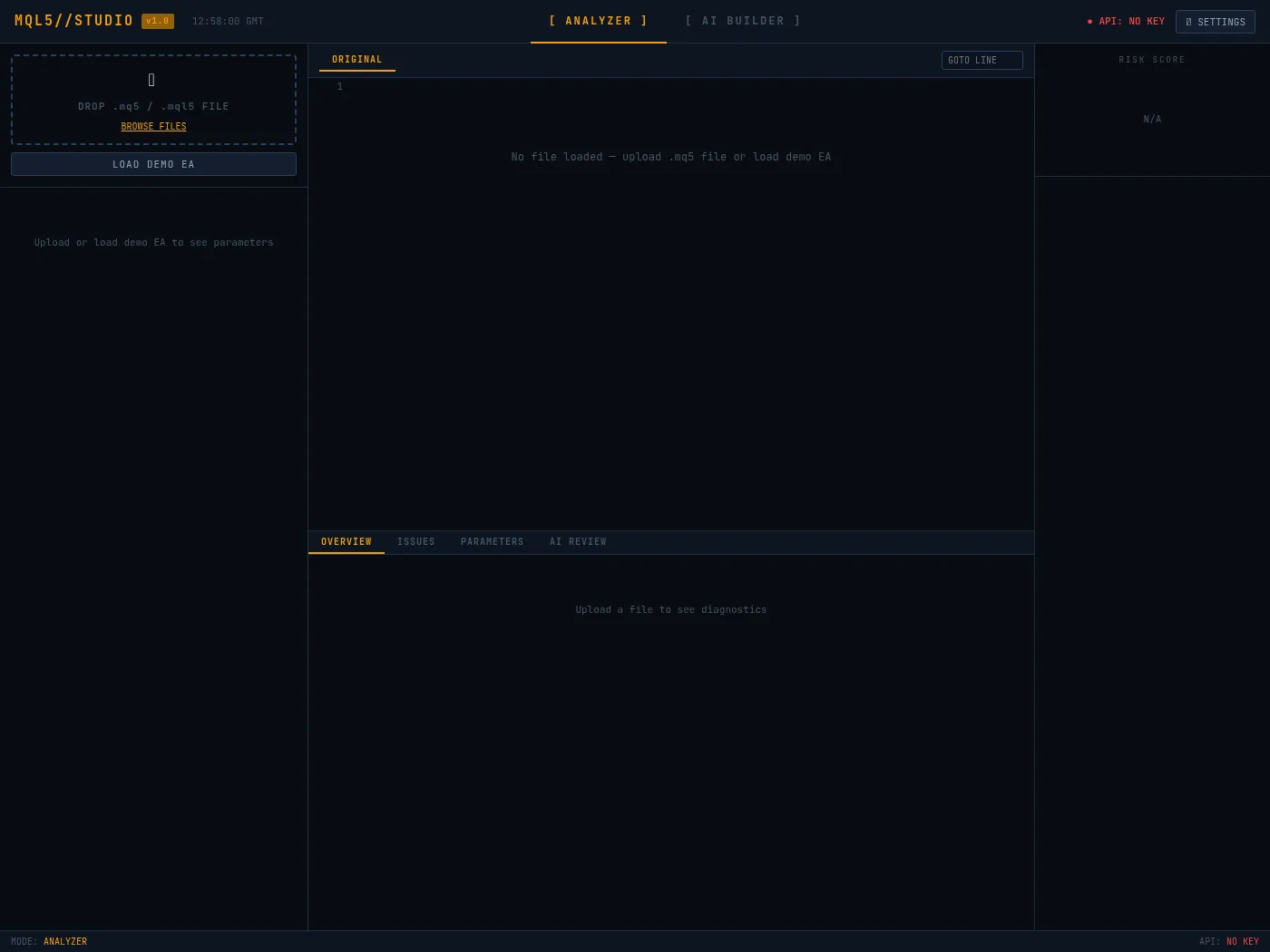 MQL5 Studio Terminal