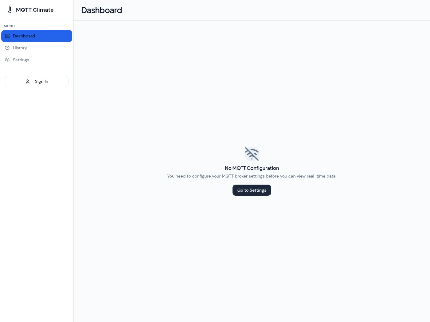 MQTT Climate Dashboard