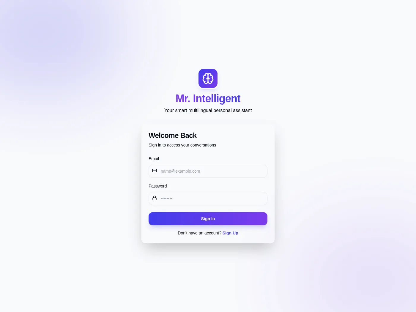 Mr. Intelligent