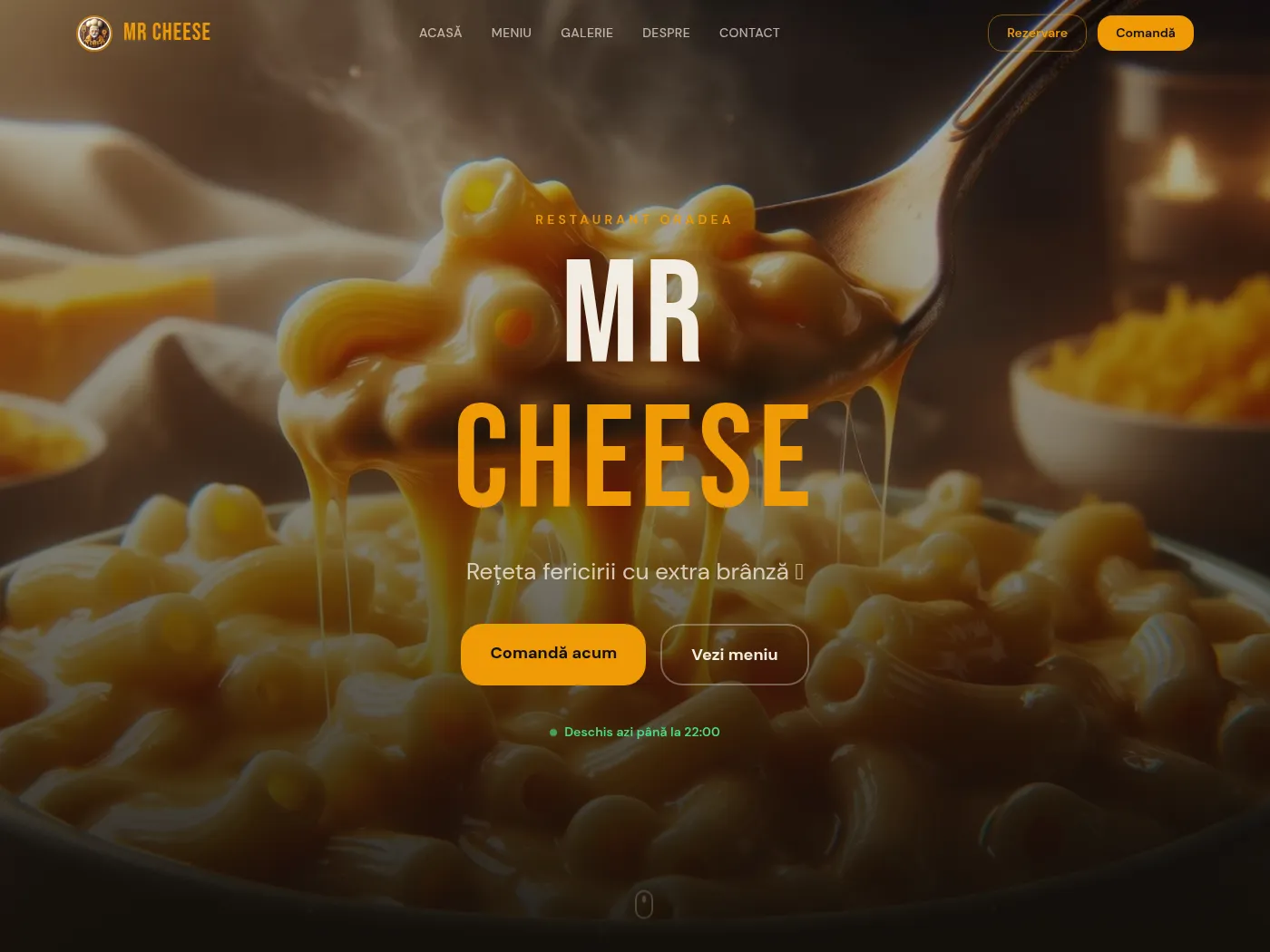 MrCheese Site Redesign