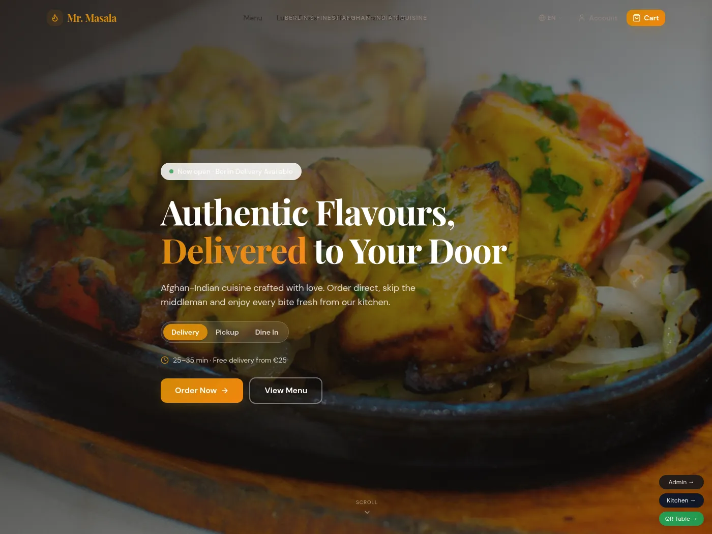 Mr. Masala Direct Order Suite