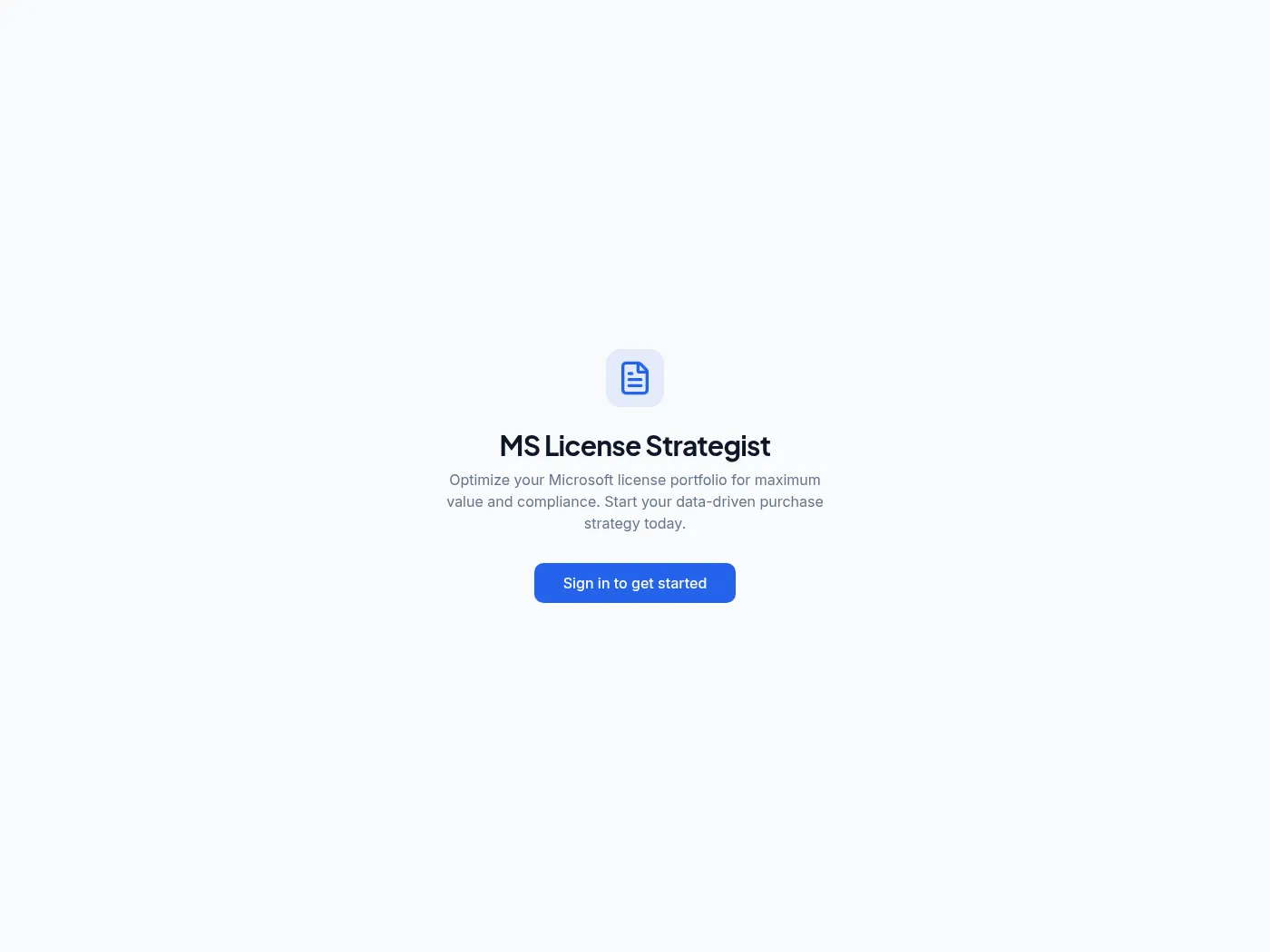 MS License Strategist