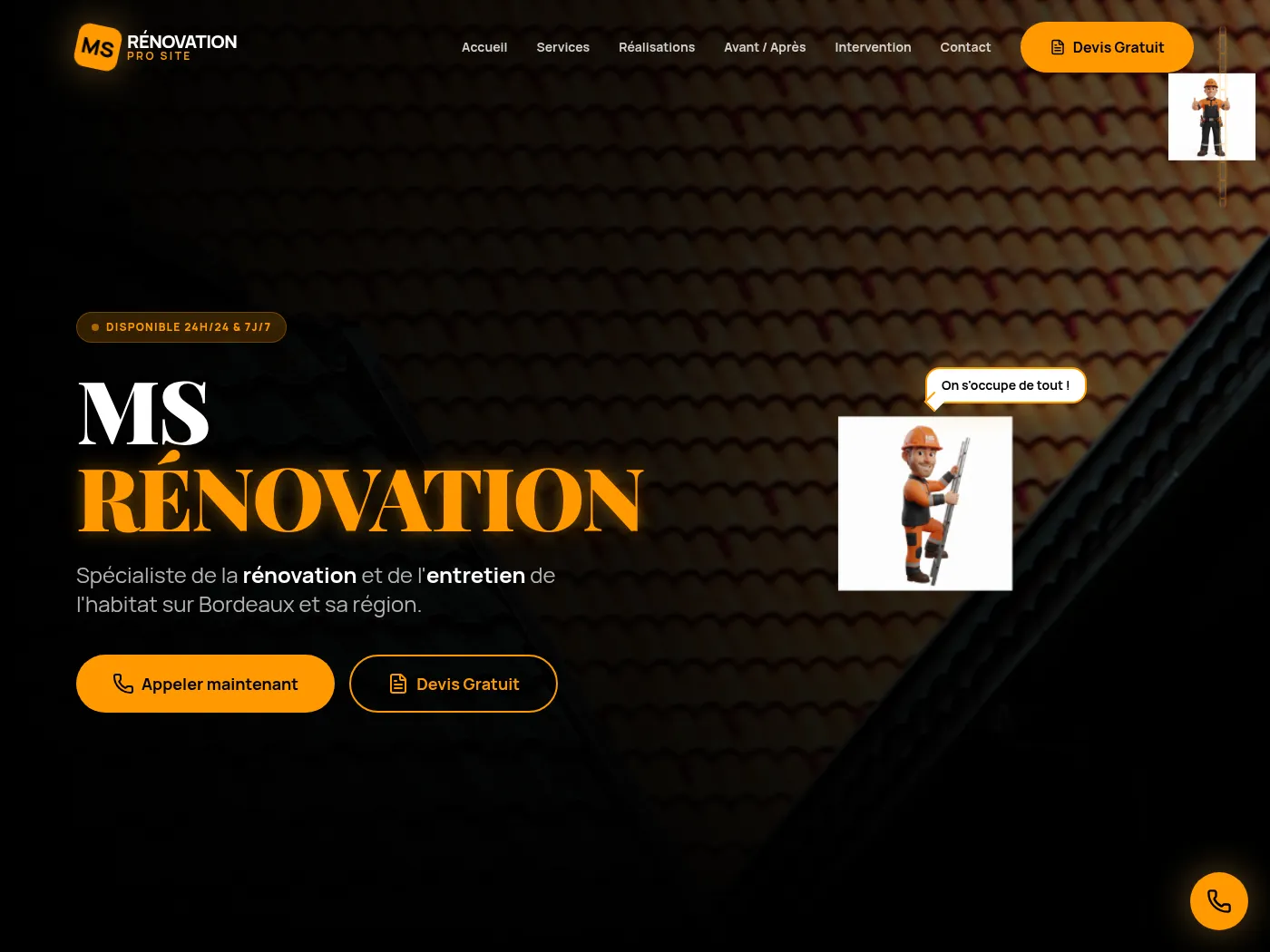 MS Rénovation Pro Site
