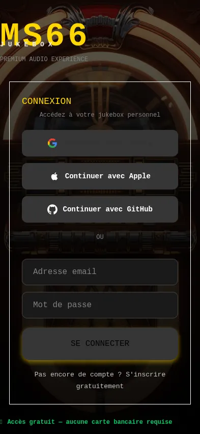 MS66 Jukebox App