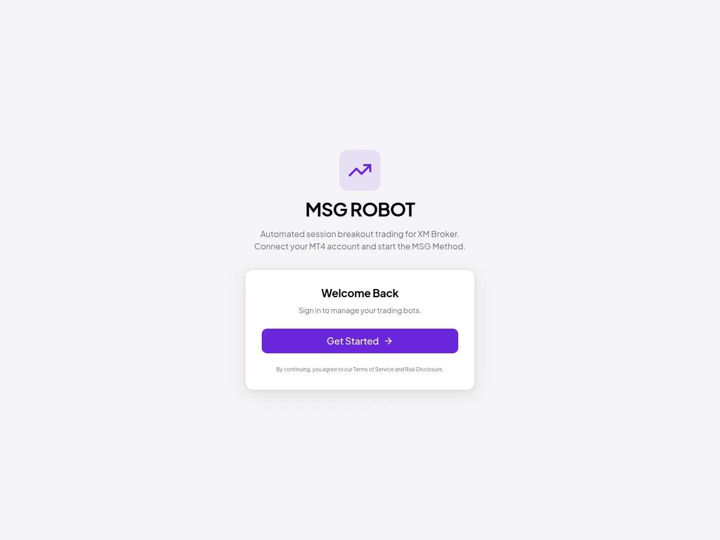 MSG Trading Robot