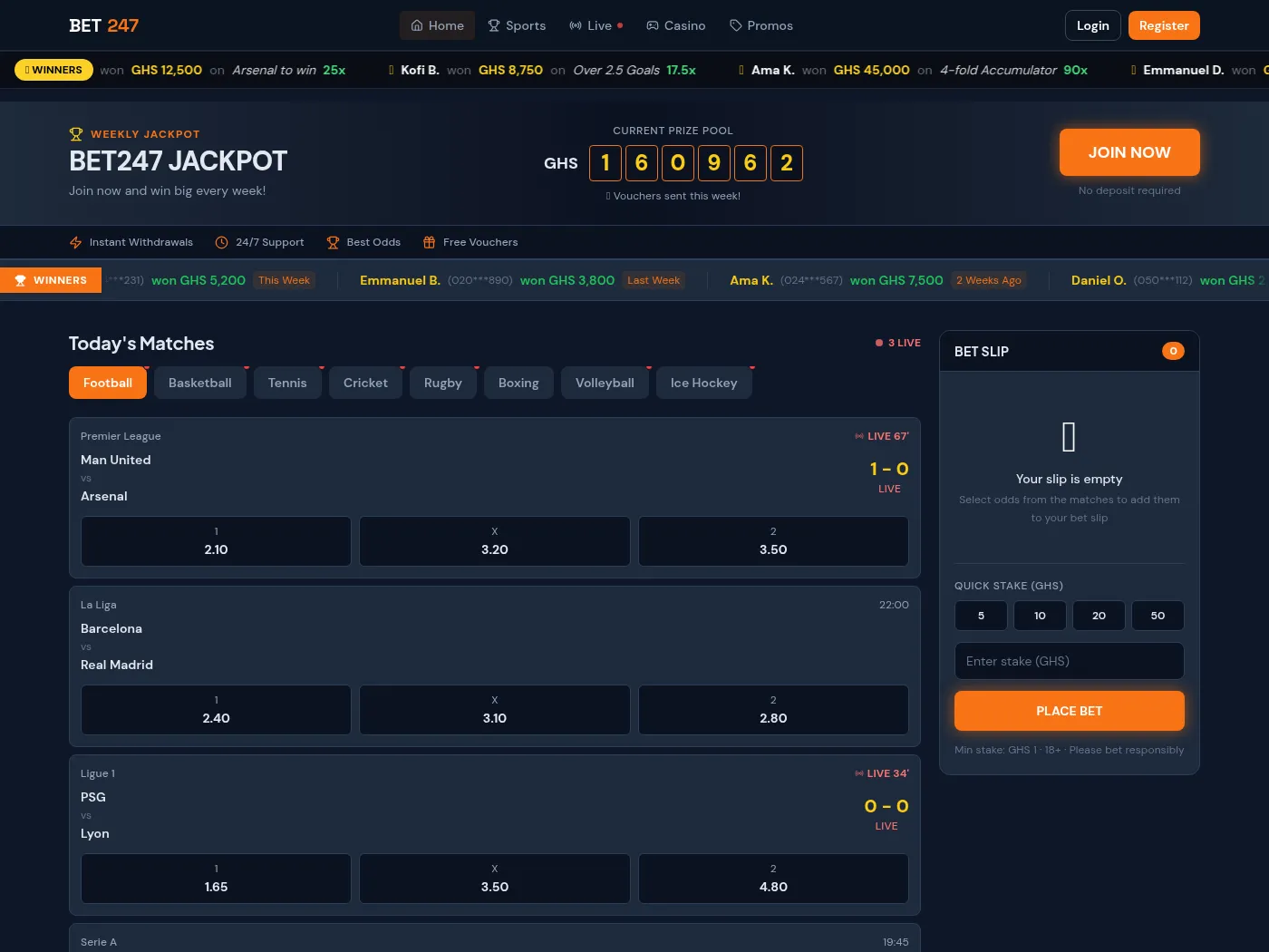 Msport Ghana Portal