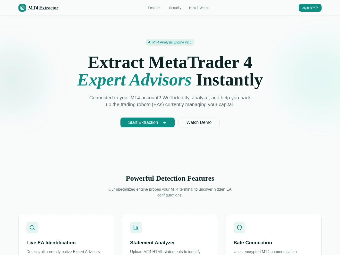 MT4 Bot Extractor