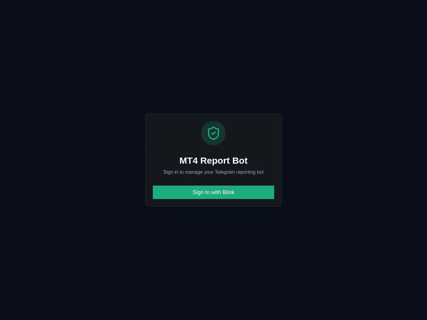 MT4 Telegram Report Bot