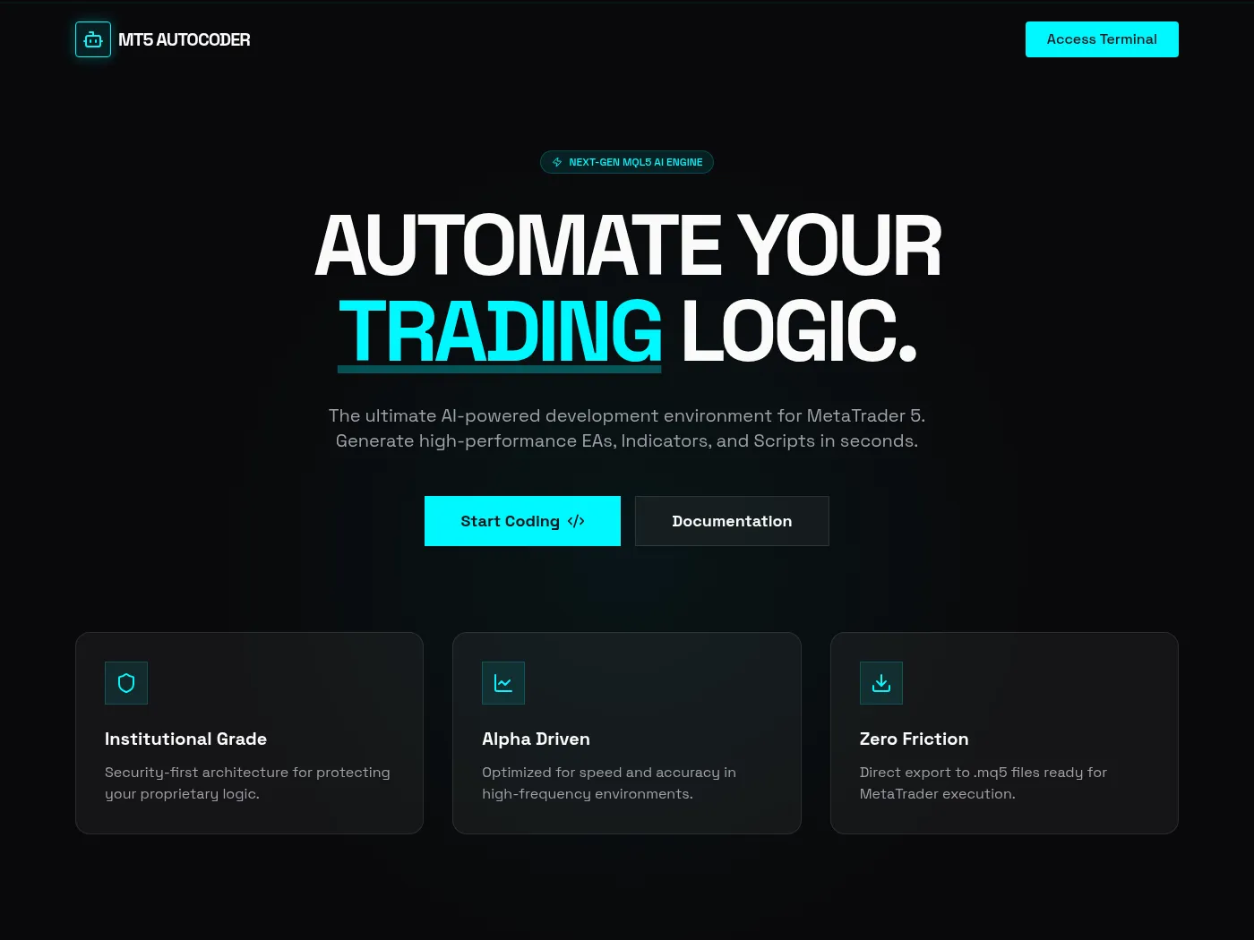 MT5 AutoCoder AI
