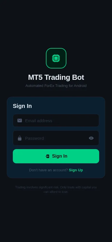 MT5 Android Trading Bot