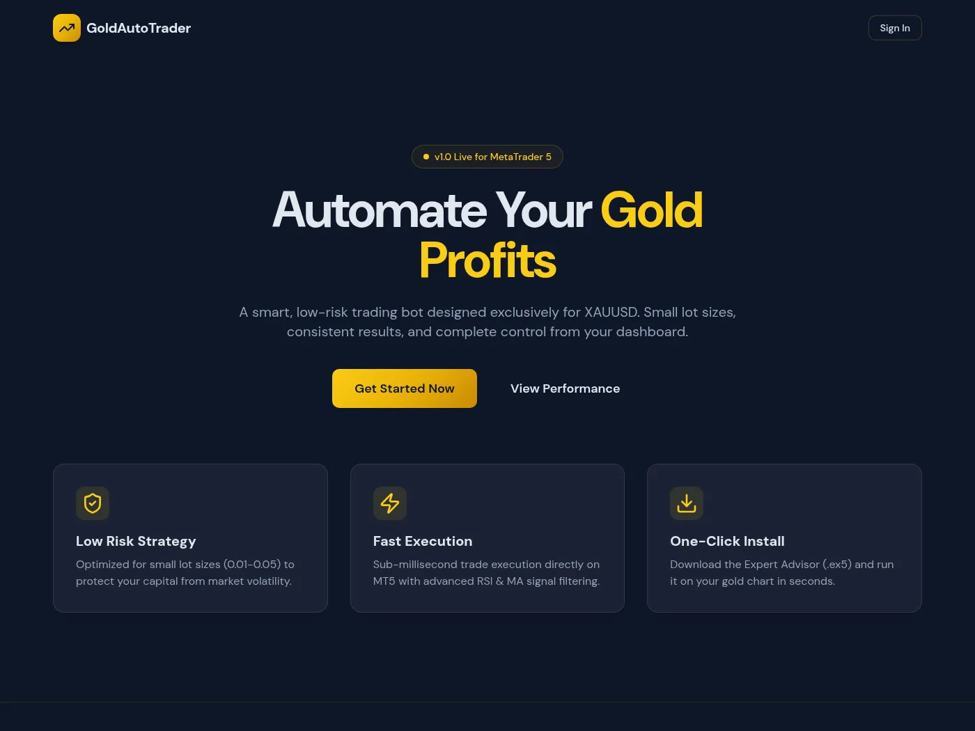 GoldAutoTrader Bot