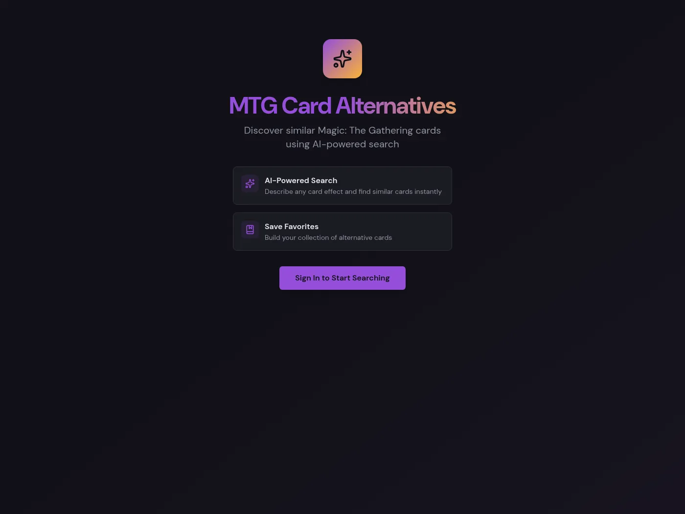 MTG Card Alternatives