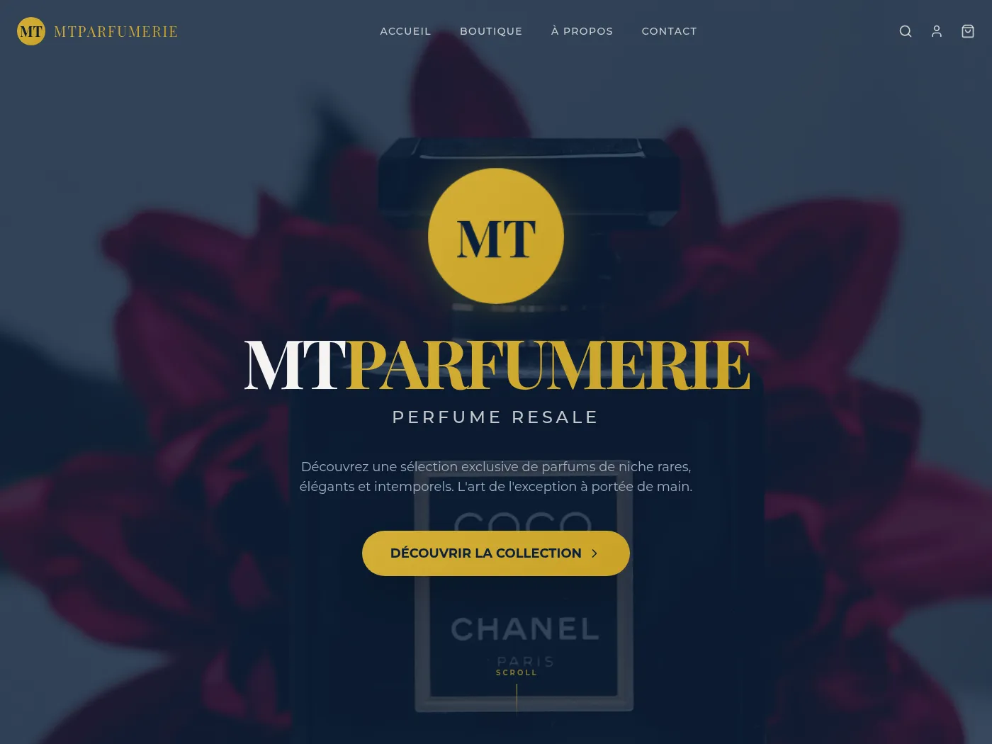 MTParfumerie E-commerce Site