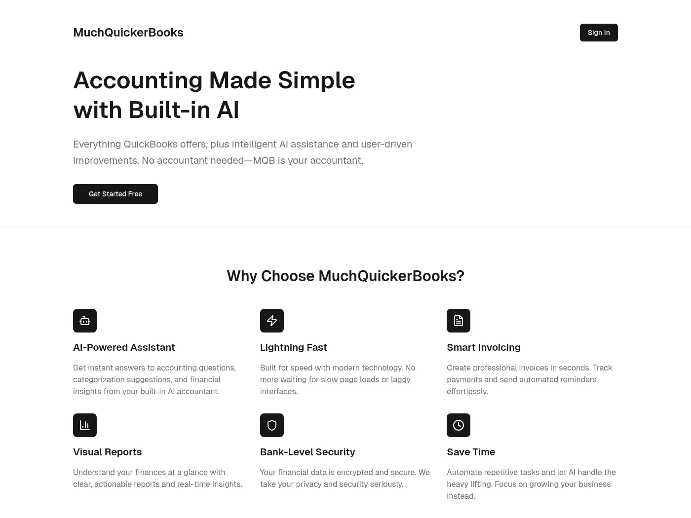 MuchQuickerBooks AI Suite