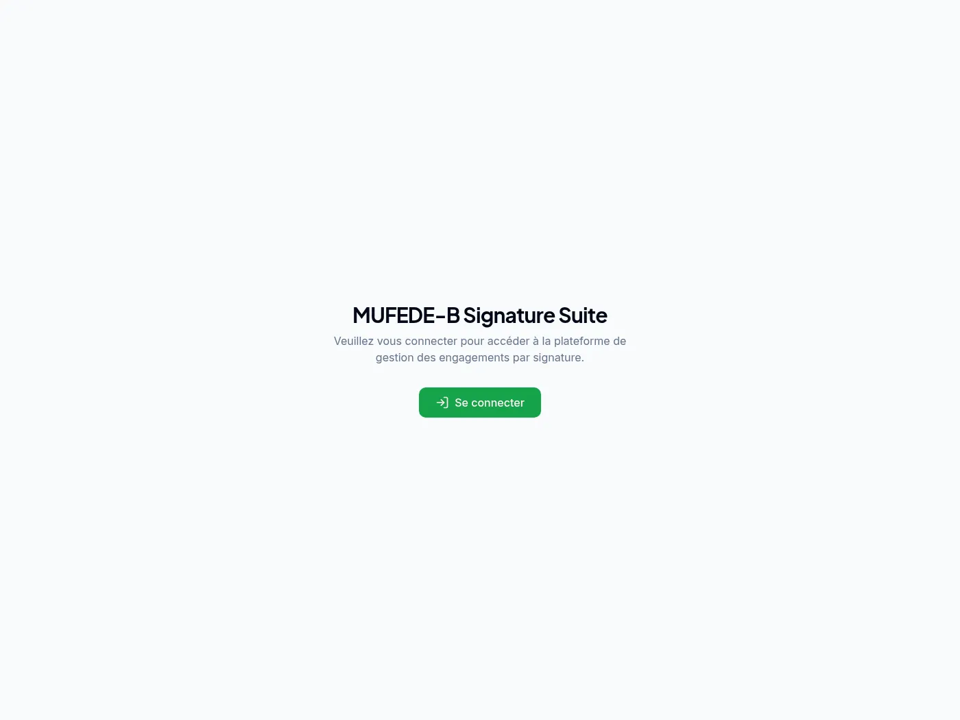 MUFEDE-B Signature Suite