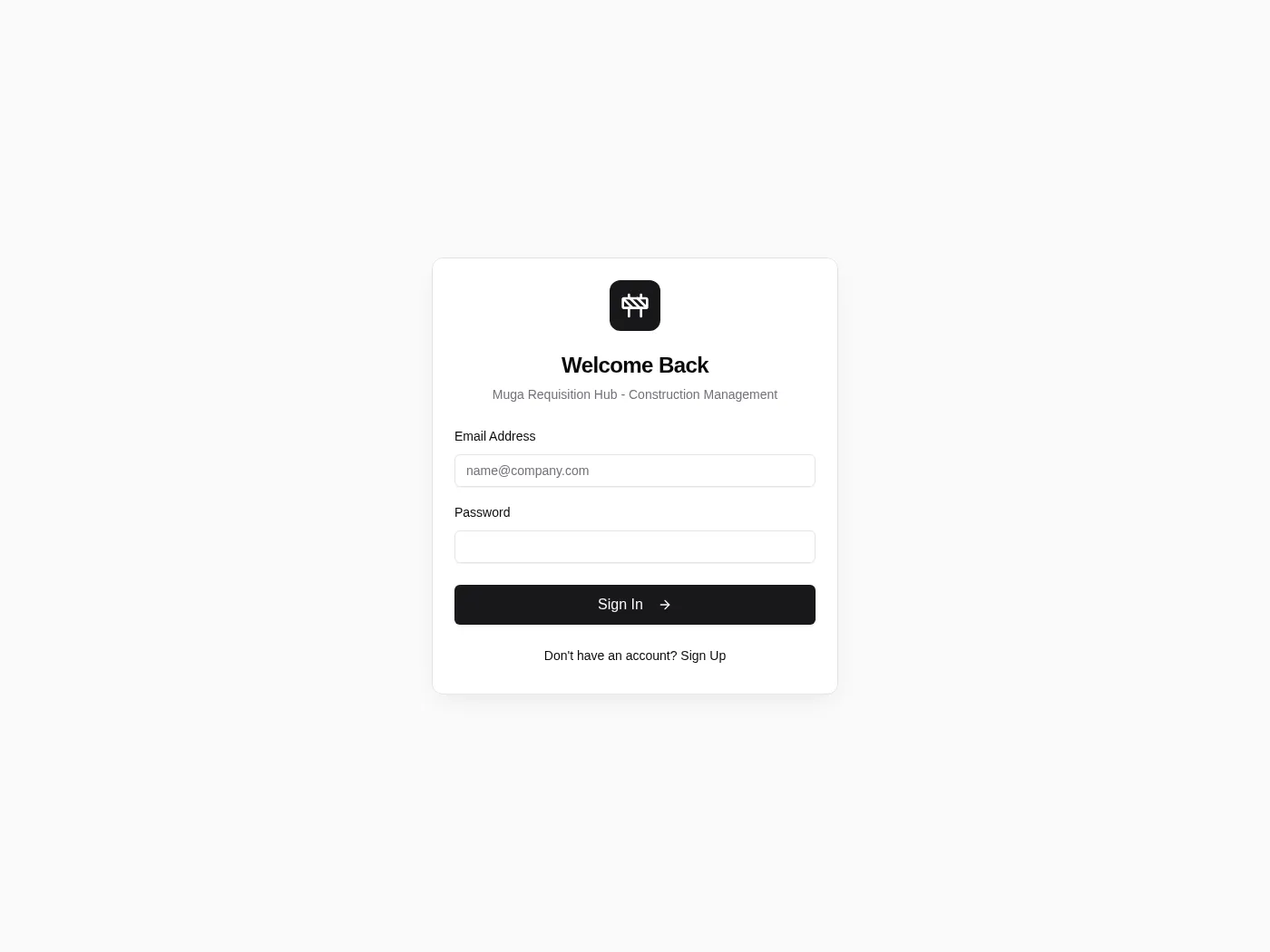 Muga Requisition Hub