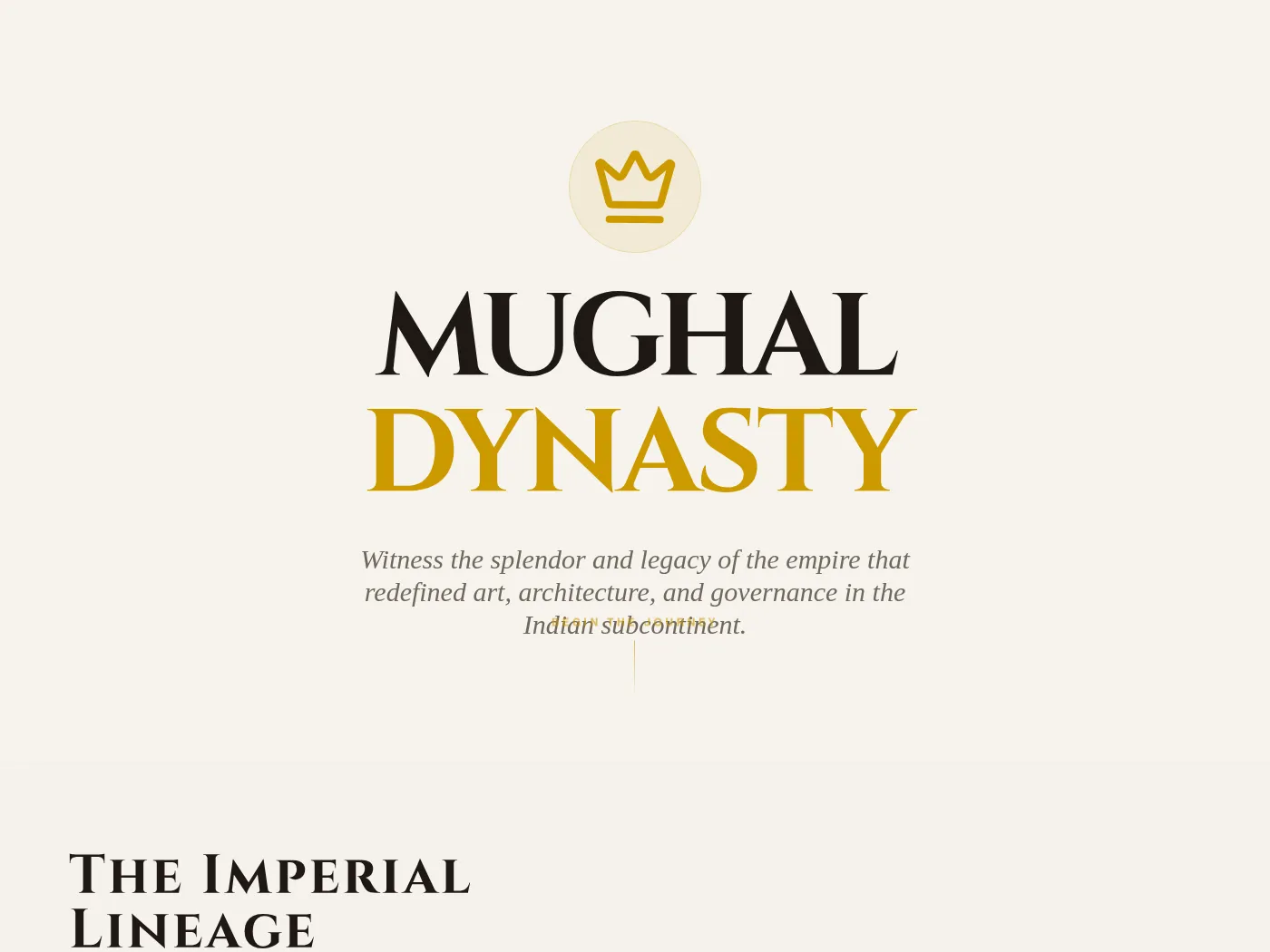 Mughal King Timeline