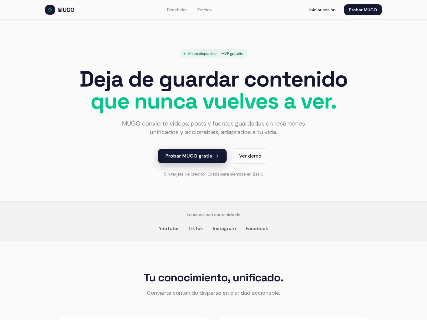 MUGO Content Summarizer