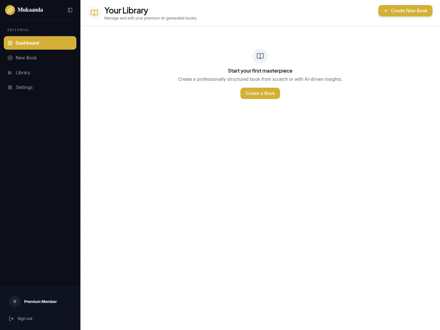 Mukaanda BookMaker AI