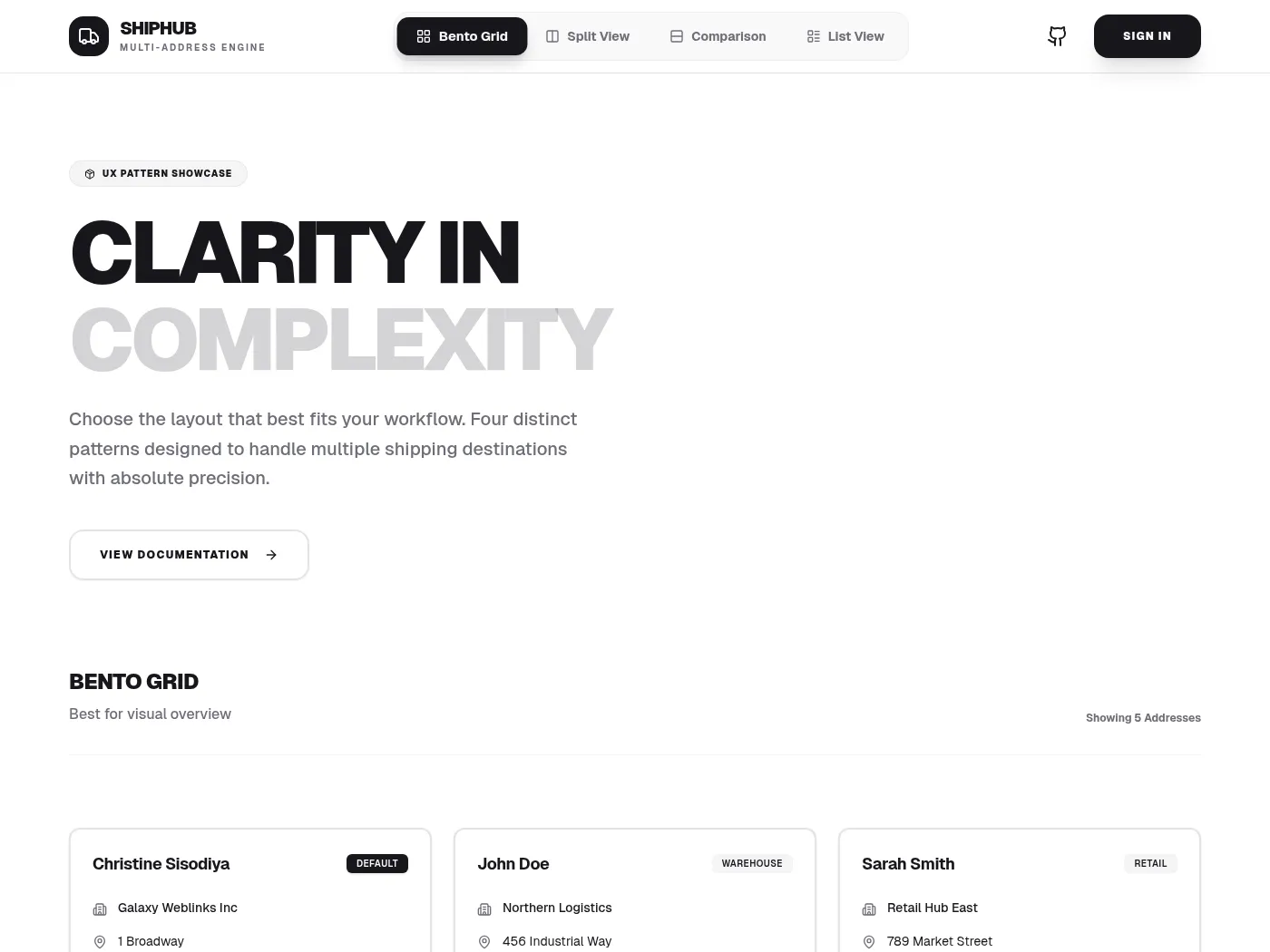 Multi Address Visualizer