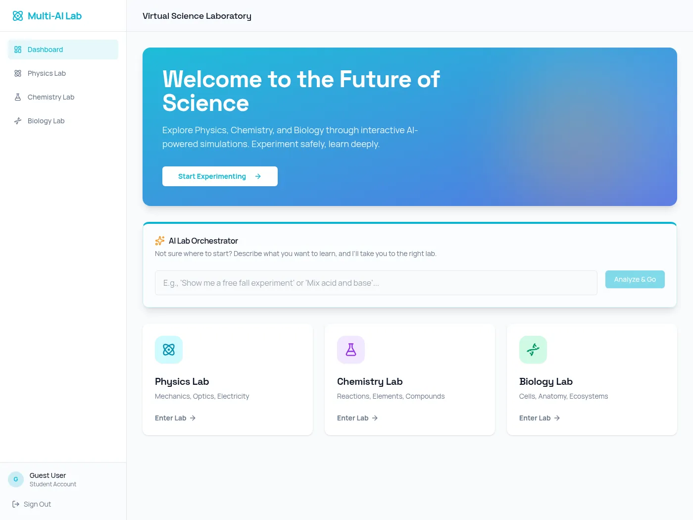 Multi-AI Virtual Lab