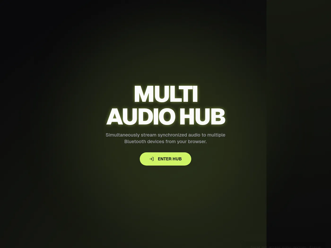 Multi Bluetooth Audio Hub