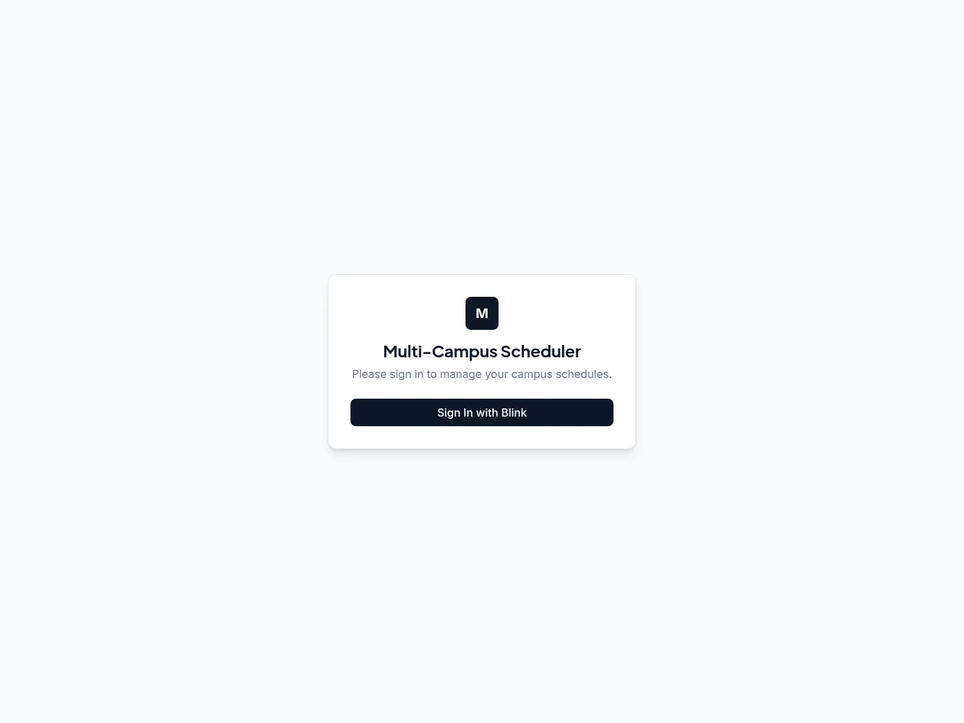 Multi-Campus Scheduler Pro