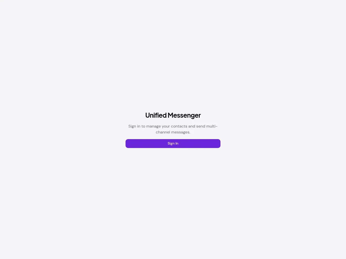 Chimfwembe  Messenger Dashboardck