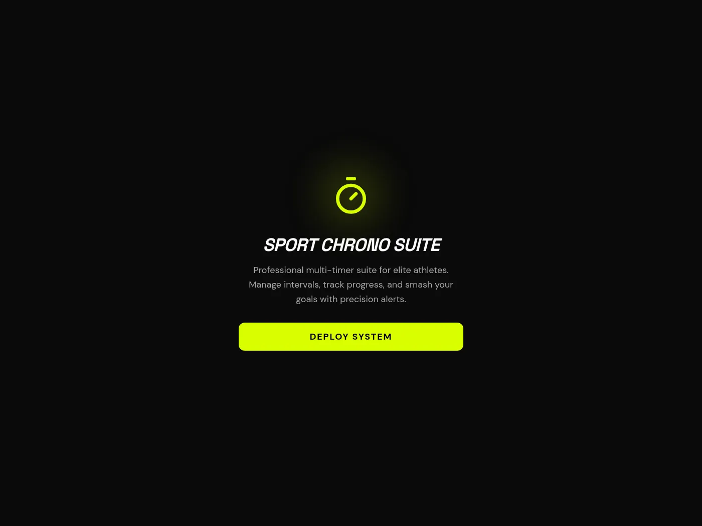 Sport Chrono Suite