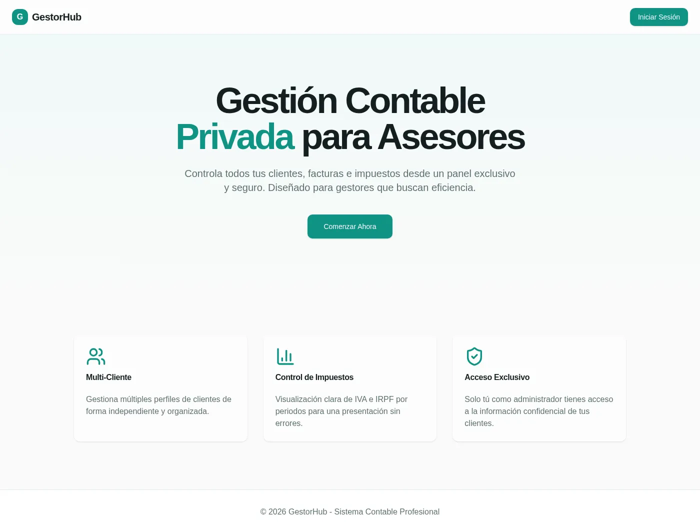 Multi-Client Accounting Hub