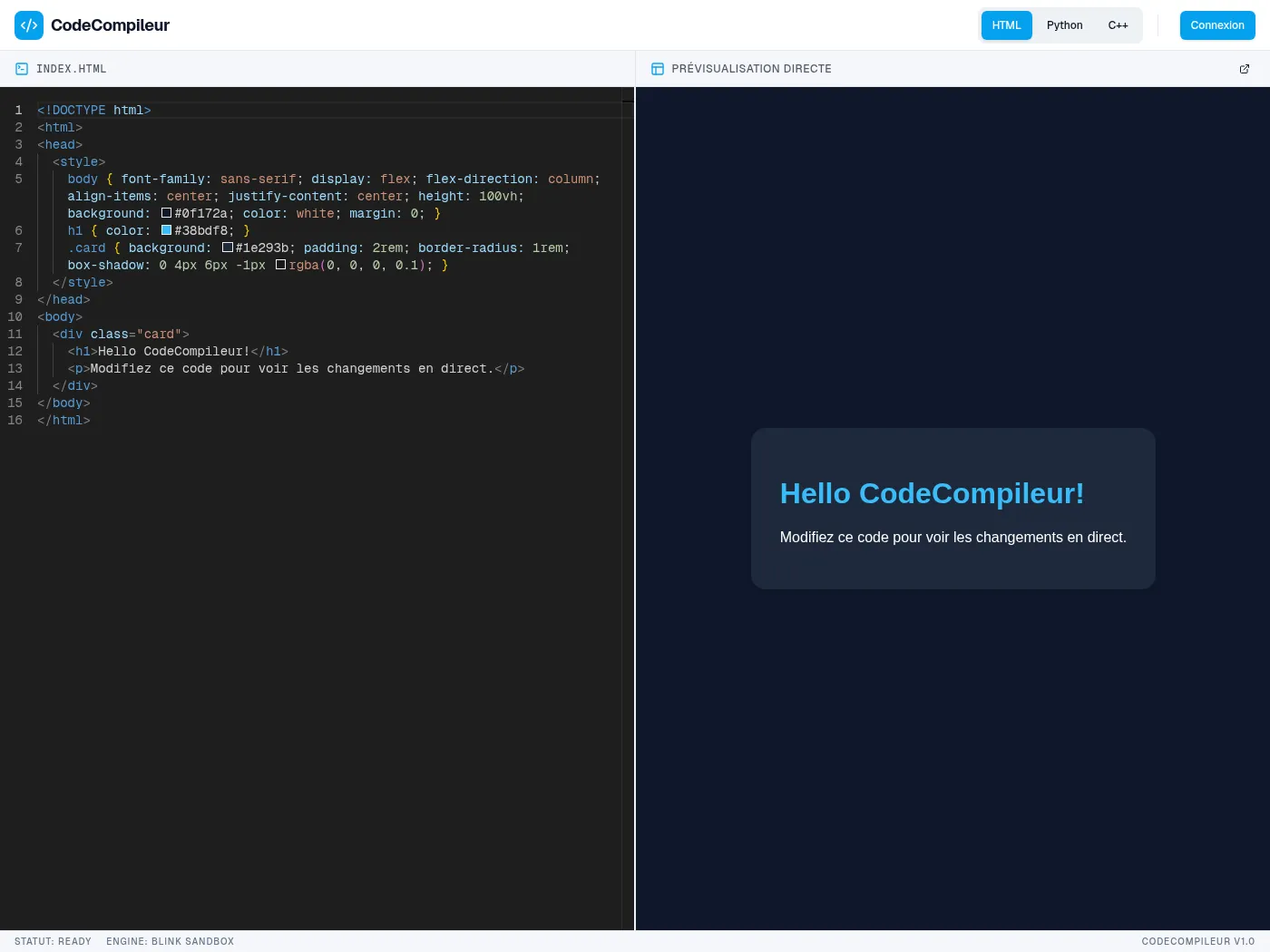 CodeCompileur