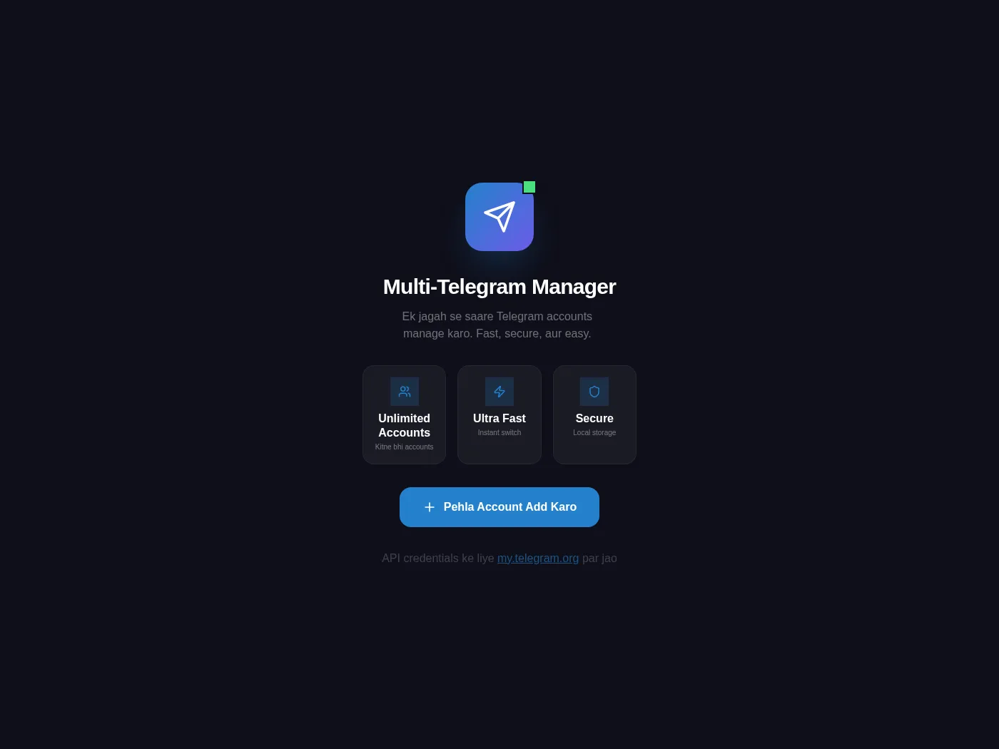 Multi-Telegram Manager