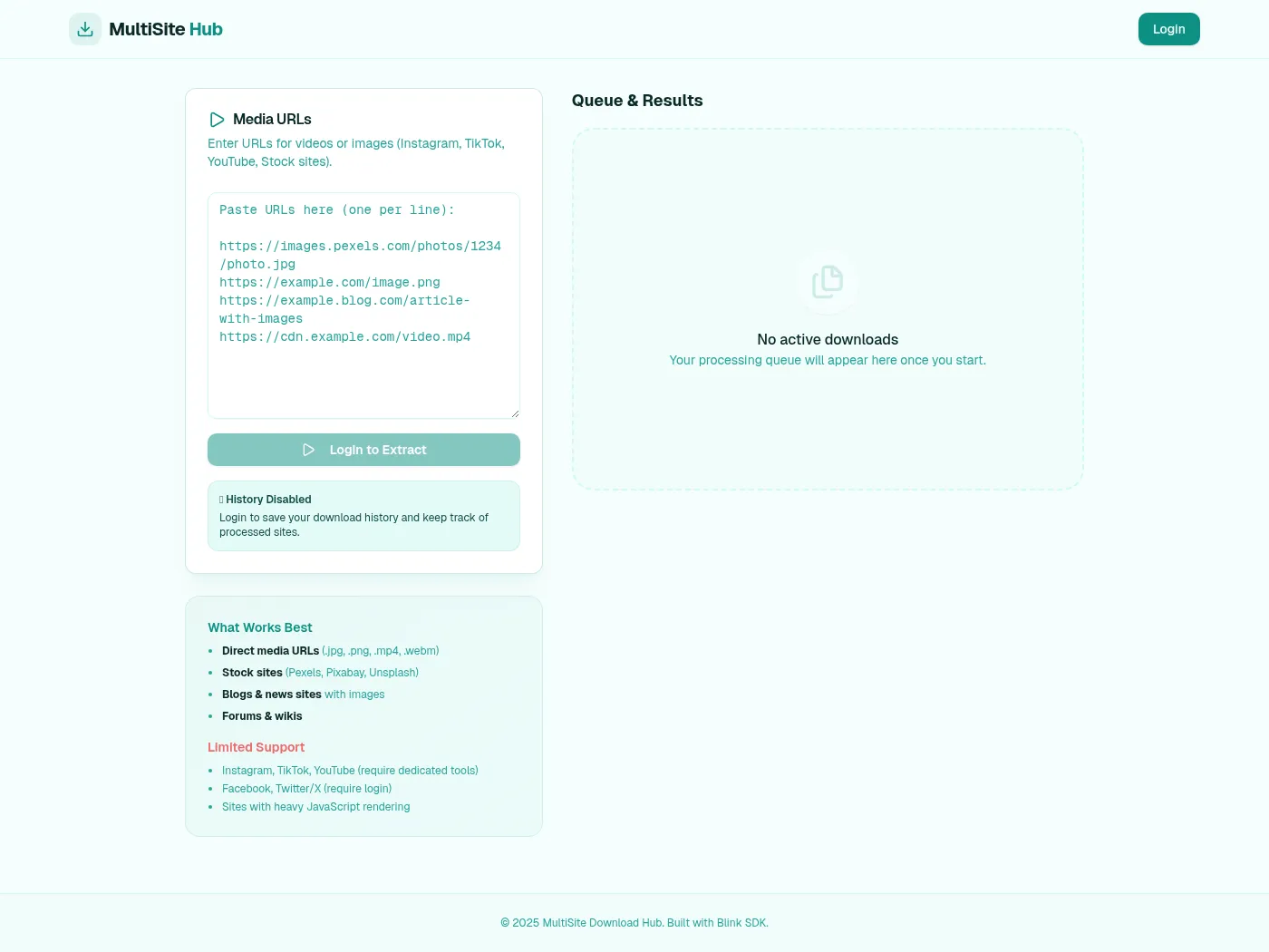 MultiSite Download Hub