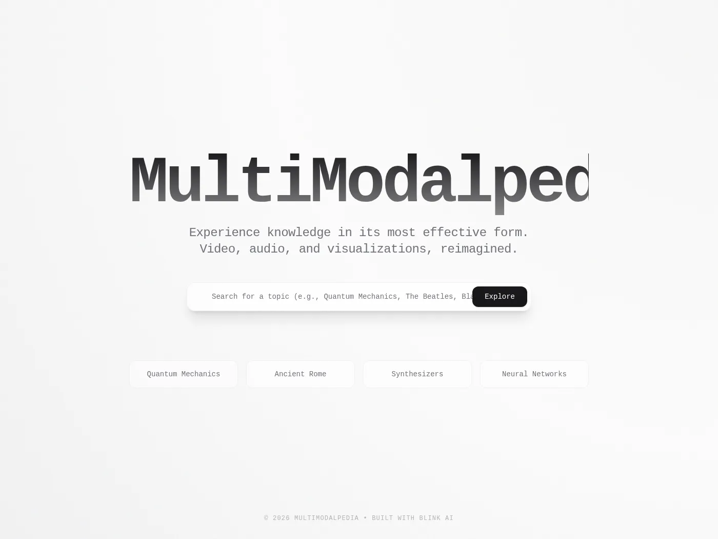 MultiModalpedia