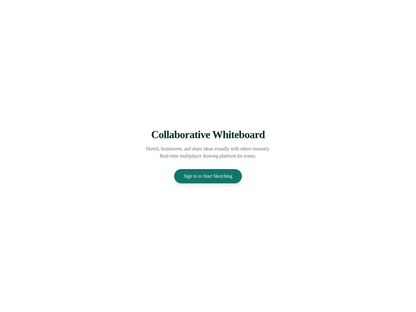 Collaborative Whiteboard