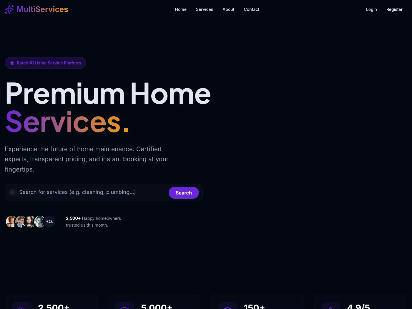 MultiServices Web Frontend