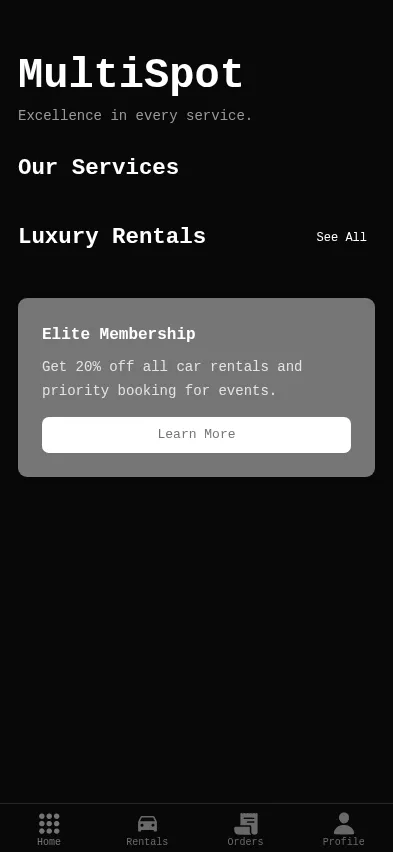 MultiSpot Marketplace App