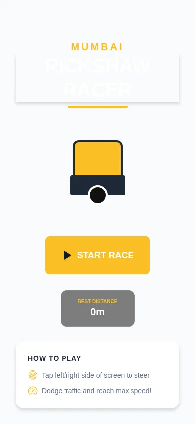 Mumbai Rickshaw Racer