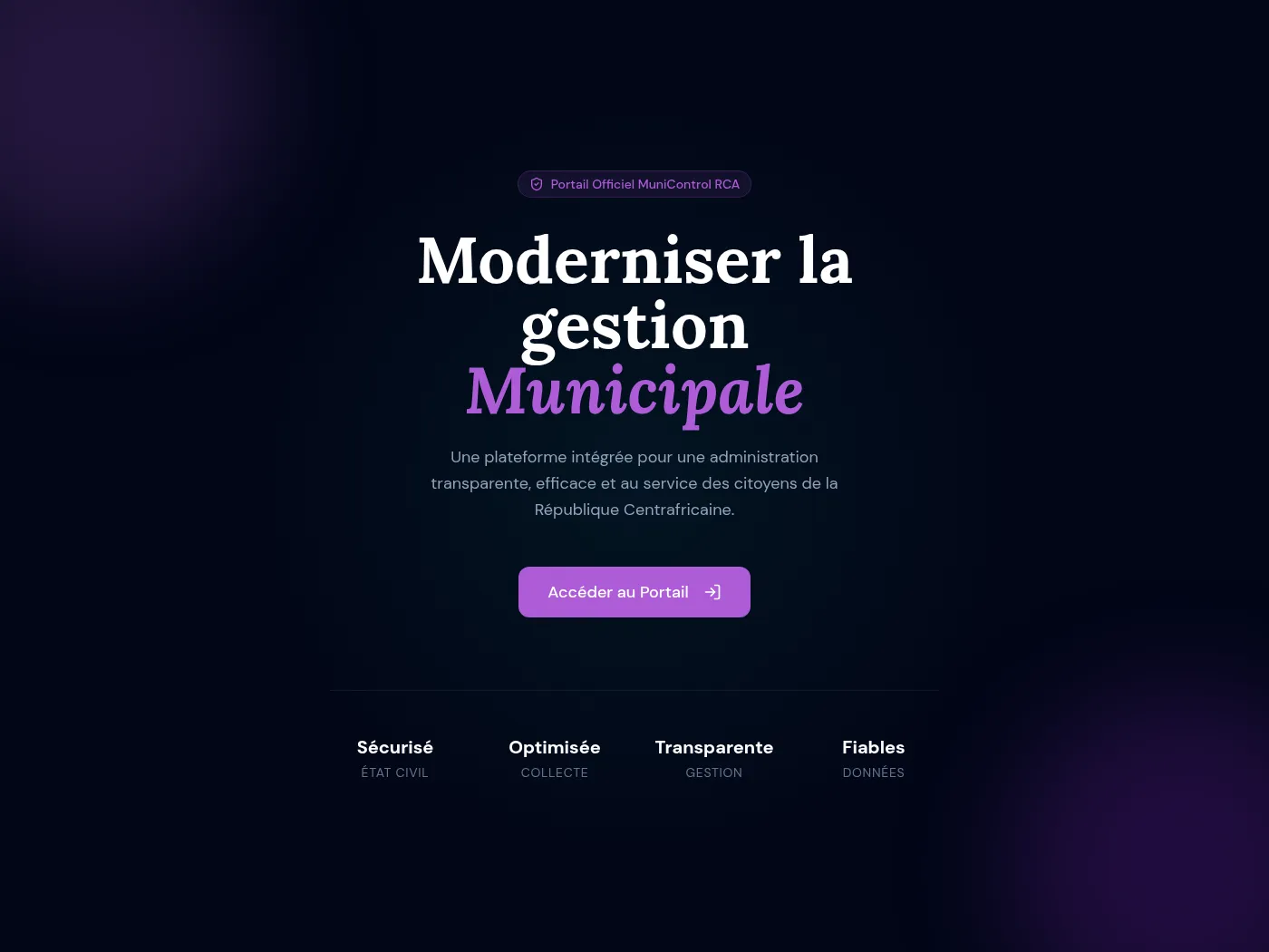 MuniControl Platform