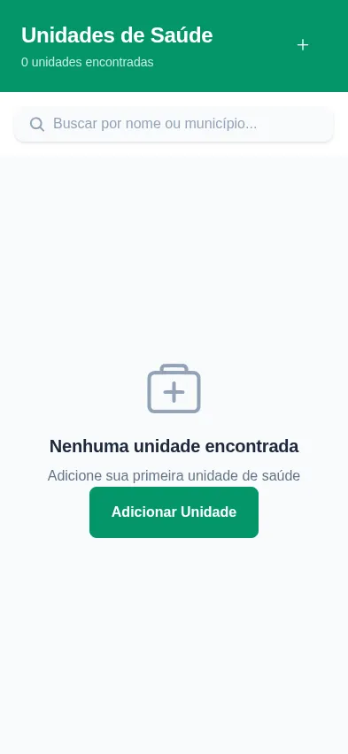 Municípios Saúde App