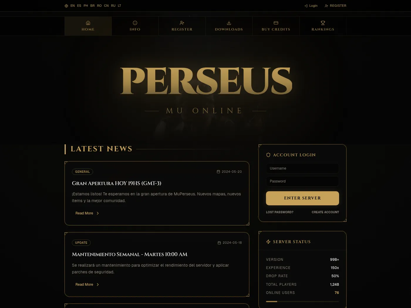 MuPerseus Clone Web