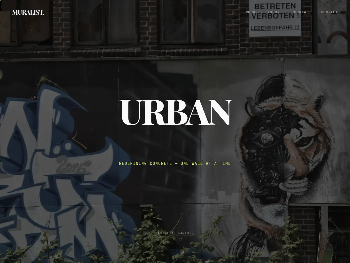 Muralist Portfolio Showcase