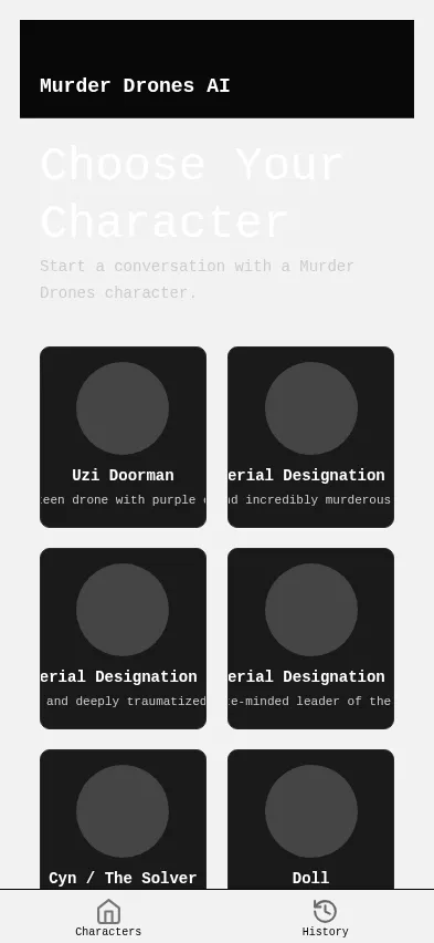 Murder Drones AI Chat