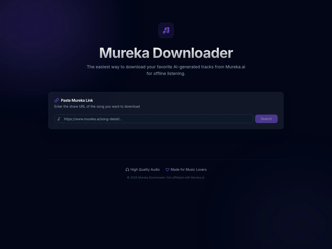 Mureka Audio Downloader